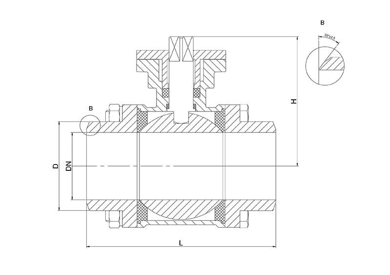 Threaded ball valve SK11-Seallon Flow Technology